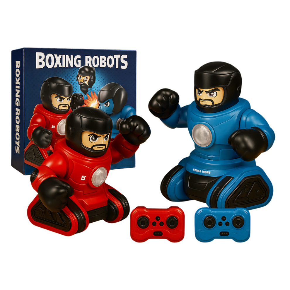 Remote Control Boxing Robot Mini Interactive Kids Fighting Battle ...